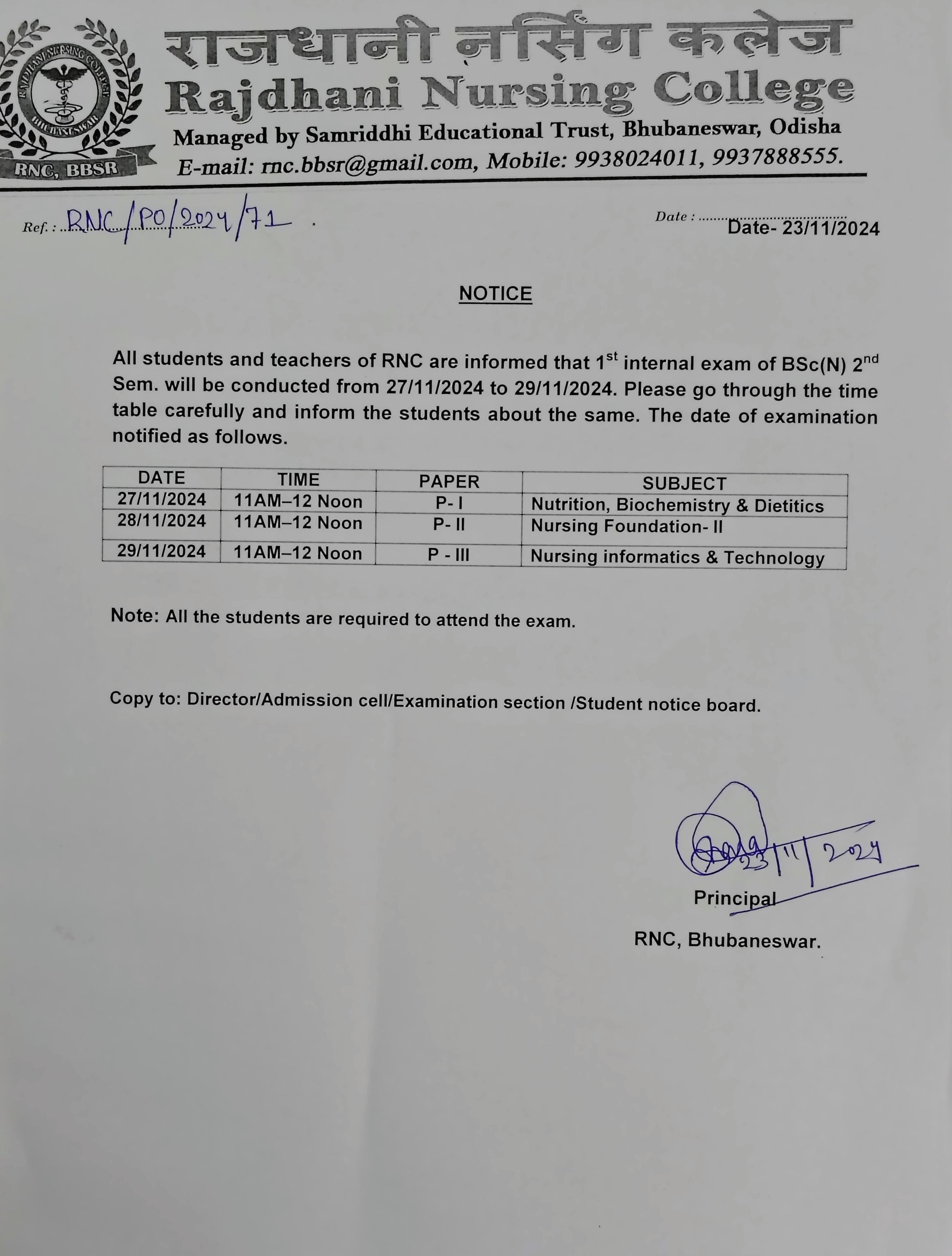 Rajdhani Nursing College | RNC | Best Nursing College In Bhubaneswar